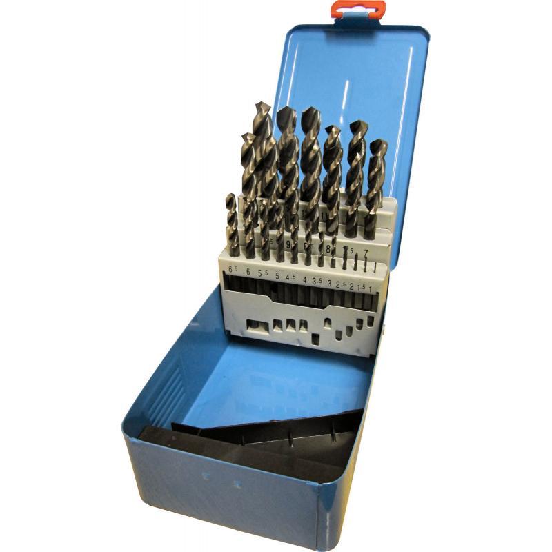 PRESTO 25 Pce. HSS DRILL SET 1 – 13mm x 0.5mm in sturdy index Case ...