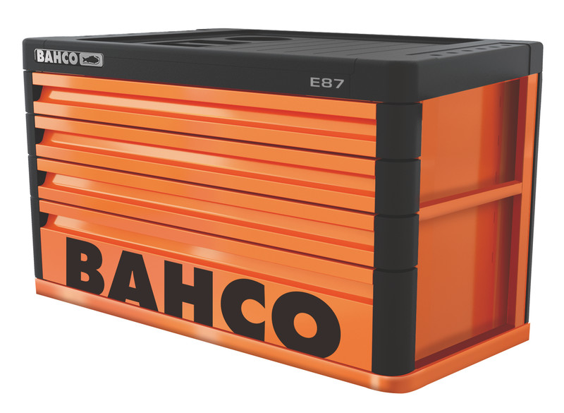 Bahco 1487K4 ‘Premium’ 4 Drawer Top Chest Orange | PrimeTools